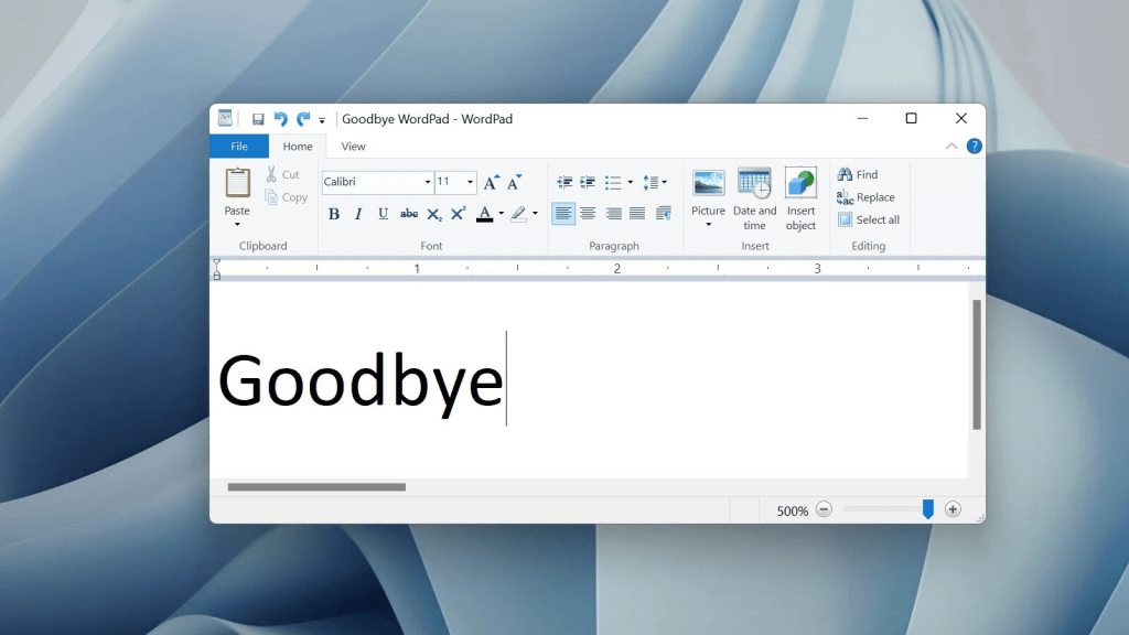 "Microsoft" WordPad-ı Windows-dan siləcək